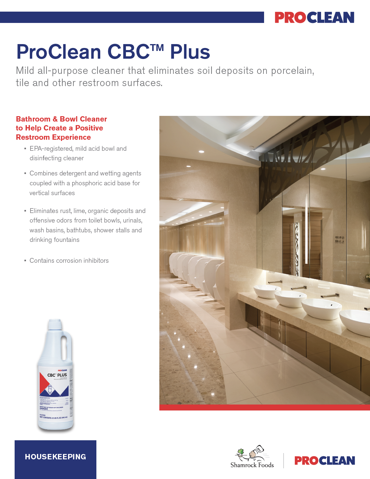 ProClean CBC™ Plus Sell Sheet