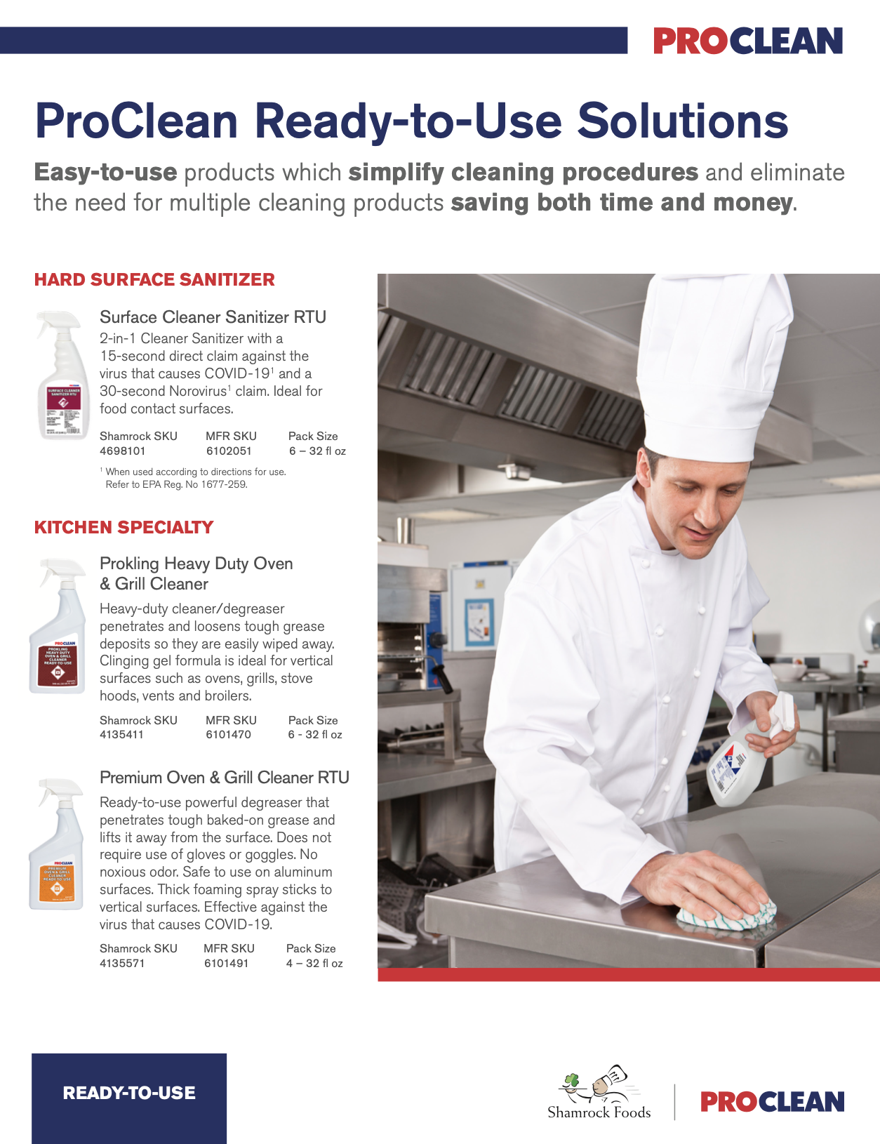 ProClean Ready-to-Use Solutions